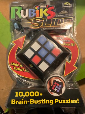 Rubik's Slide Electronic Game Brain Busting Puzzles Rubiks Cube NEW | eBay