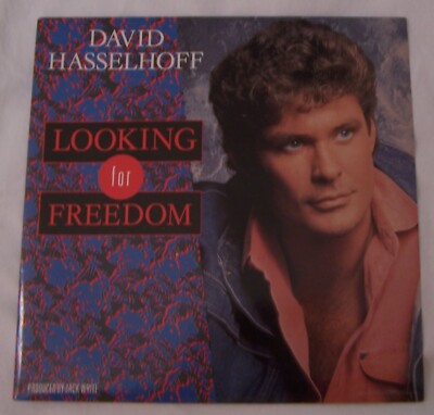 disque vinyle 45 tours " LOOKING FOR FREEDOM " DAVID HASSELHOFF - 1989 | eBay
