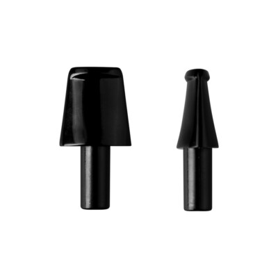 2pcs Black Straight Pipe Stem Mouthpiece Replacement For 3mm Filter ...