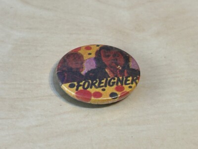 Vintage (1980s) Foreigner Pin Badge 1" | eBay