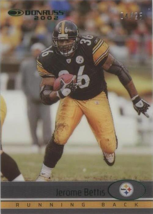 2022 Panini Clearly Donruss - Clearly Retro 2002 Jerome Bettis #02-19 ...