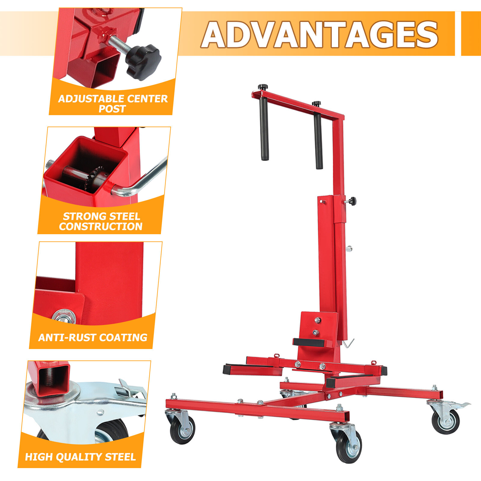 Mechanical Car Door Lift Jack Hydraulic Press and Bumper Handler Stand ...