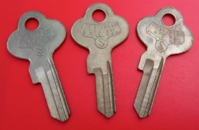 VINTAGE F.W. STEWART MFG CO. CHICAGO USA KEY Blanks #783 SET OF 3 | eBay