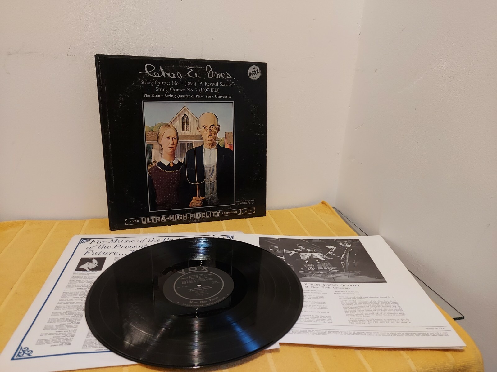 Charles Ives String Quartet 1 & 2 Kohon Quartet Lp VOX DL 1120 | eBay