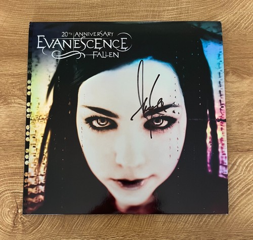 * AMY LEE * signed vinyl album * EVANESENCE * FALLEN * 20TH ANNIVERSARY ...