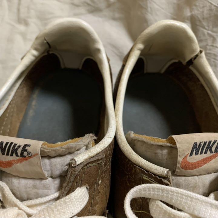 Nike LE VILLAGE Brown x Whie US8.5 Made in Taiwan 70s Nike LE VILLAGE Brown x Whie US8.5 Made in Taiwan 70s