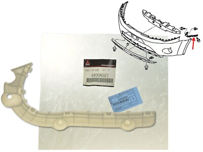 Retainer Front Bumper LH 6400A587 OE for Mitsubishi Outlander | eBay