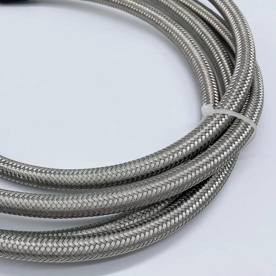 SS Braided Fuel Line Fix Kit For Silverado Sierra V8 Gas Flex Ext Cab ...