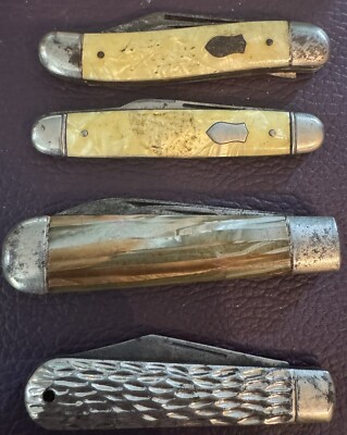 Lot Of 4 Vintage Colonial Folding Pocket Knives | eBay