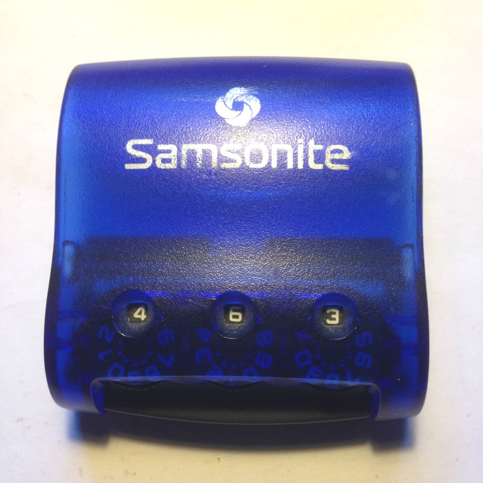 SAMSONITE replacement COMBINATION lock OYSTER epsilon SUITCASE spare ...