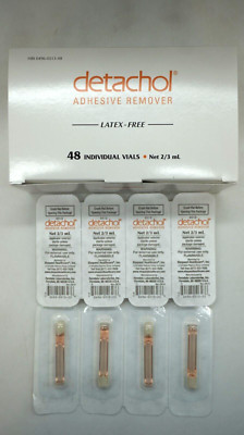 Detachol Adhesive Remover Vials 2/3cc non-Irritating Box/48 pcs | eBay