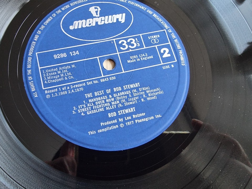 Rod Stewart - The Best Of Rod Stewart (2xLP, Comp, Gat) mercury 6643030 ...