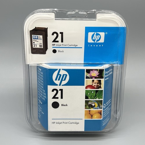Original HP 21 BLACK Ink Cartridge Deskjet Genuine C9351AN - Expired 1/ ...