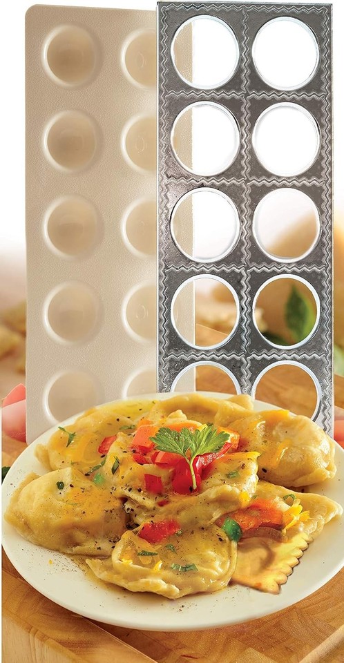 Norpro Jumbo Ravioli Maker with Press White 28901110406| eBay