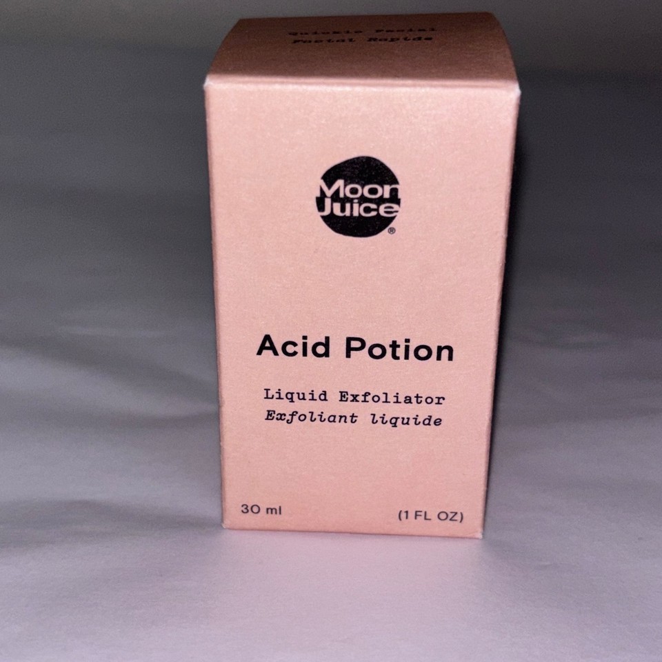 Moon Juice NEW IN BOX Acid Potion Liquid Exfoliator 30ml 1oz Clean Girl ...