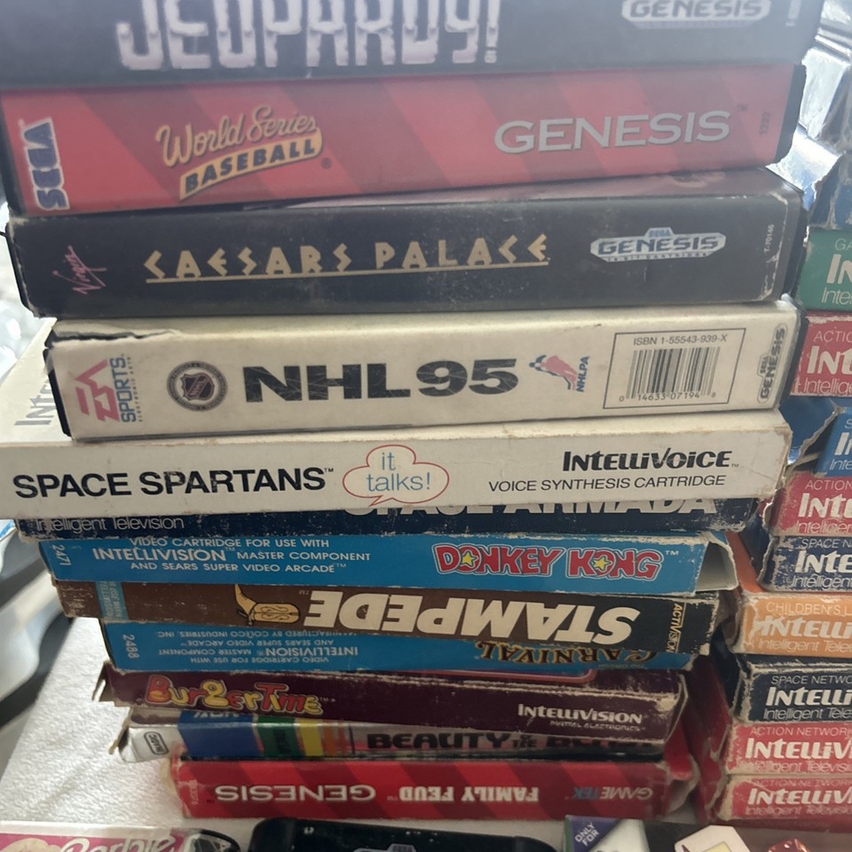 Intellivision Game Lot Plus Game Gear And Sega Genesis Lot Of 42 | eBay