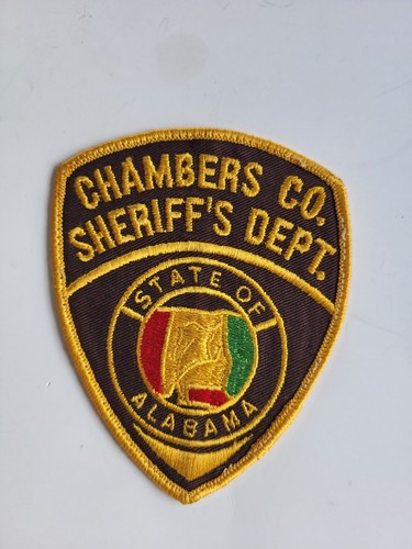 Chambers County Alabama Sheriff patch - AL police | eBay