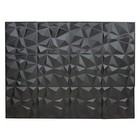 12 Matte 20x20 in Square 3D Diamond Textured PVC Stick On WALL PANELS ...