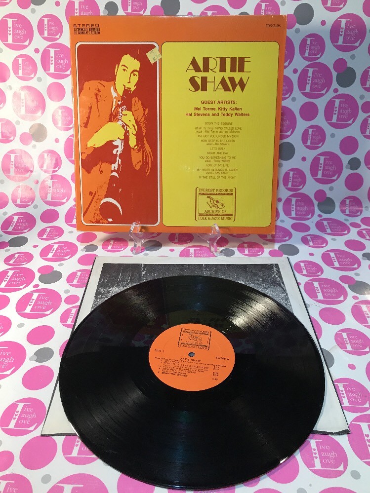 Artie Shaw- Everest Records Archive of Folk & Jazz, FS-248, LP VINYL ...