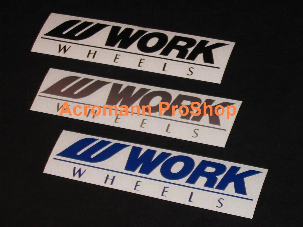 Work Wheels Decal