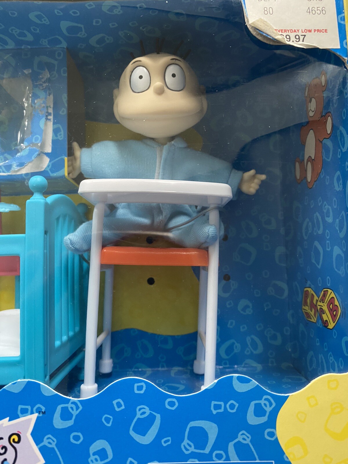 RUGRATS TOMMY'S WORLD WITH CRIB HIGH CHAIR AND ACCESSORIES Not Complete ...