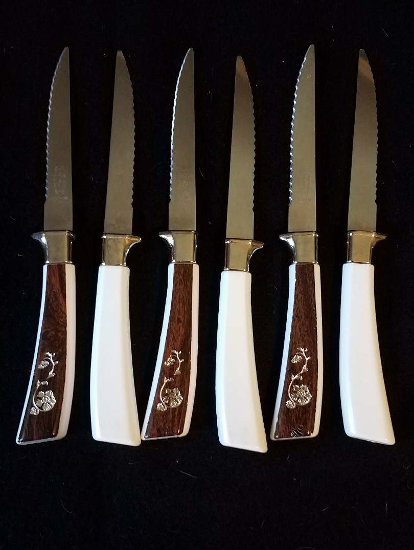 11 Piece Lifetime Cutlery Sheffield England Steak Knives & Carving Set ...