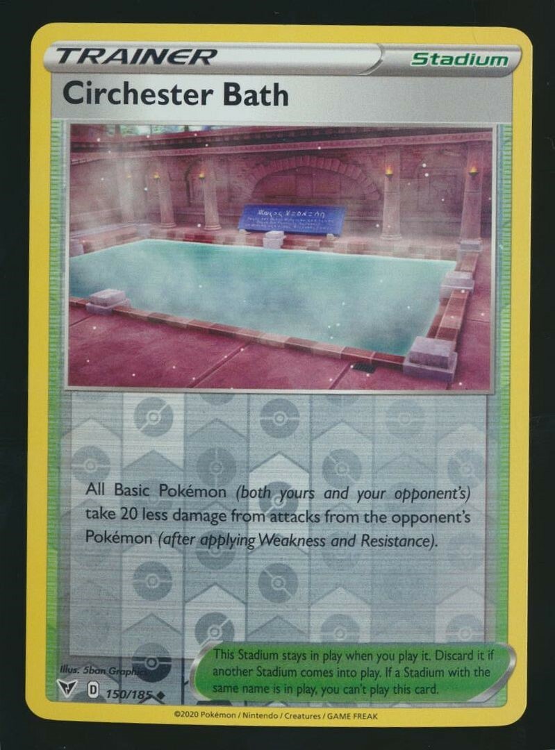 2020 POKEMON VIVID VOLTAGE REVERSE HOLO TRAINER 150/185 UNPLAYED ...