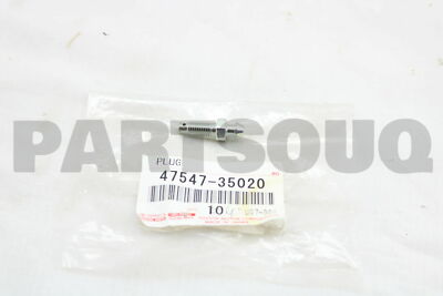4754735020 Genuine Toyota PLUG, BLEEDER(FOR FRONT DISC BRAKE) 47547 ...