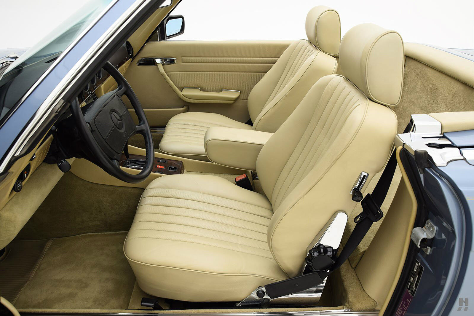 FIts Mercedes Benz R107 leather seat Covers 450SL 380SL 560SL W107 SL ...