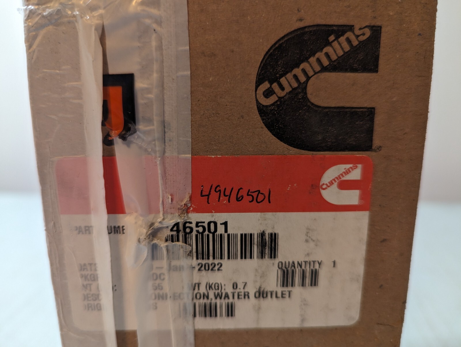 Cummins Water Outlet Connection 4946501 With Thermostat 5273379 OEM for ...