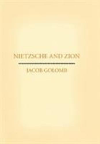 Nietzsche and Zion by Jacob Golomb (2004, Hardcover) for sale online | eBay