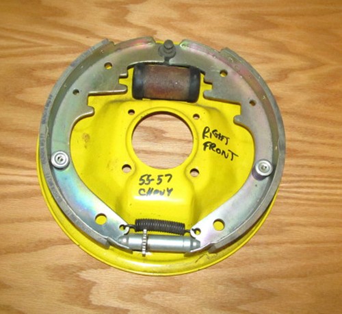 1955 1956 1957 CHEVY RIGHT FRONT BRAKE SHOE BACKING PLATE | eBay