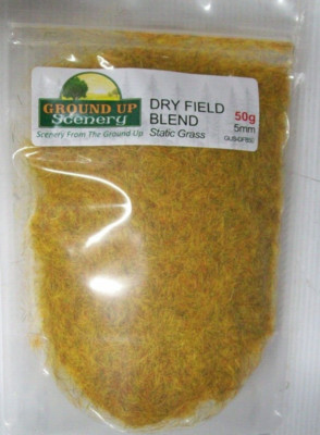 GROUND UP SCENERY STATIC GRASS DRY FIELD BLEND 5mm 50g | eBay Australia