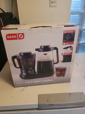Dash DCBCM500BK Rapid Cold Brew Machine, Black | eBay