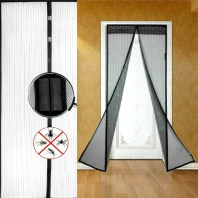 Door Mosquito Mesh Curtain Net Screen Magnetic Insect Bug Fly Anti ...