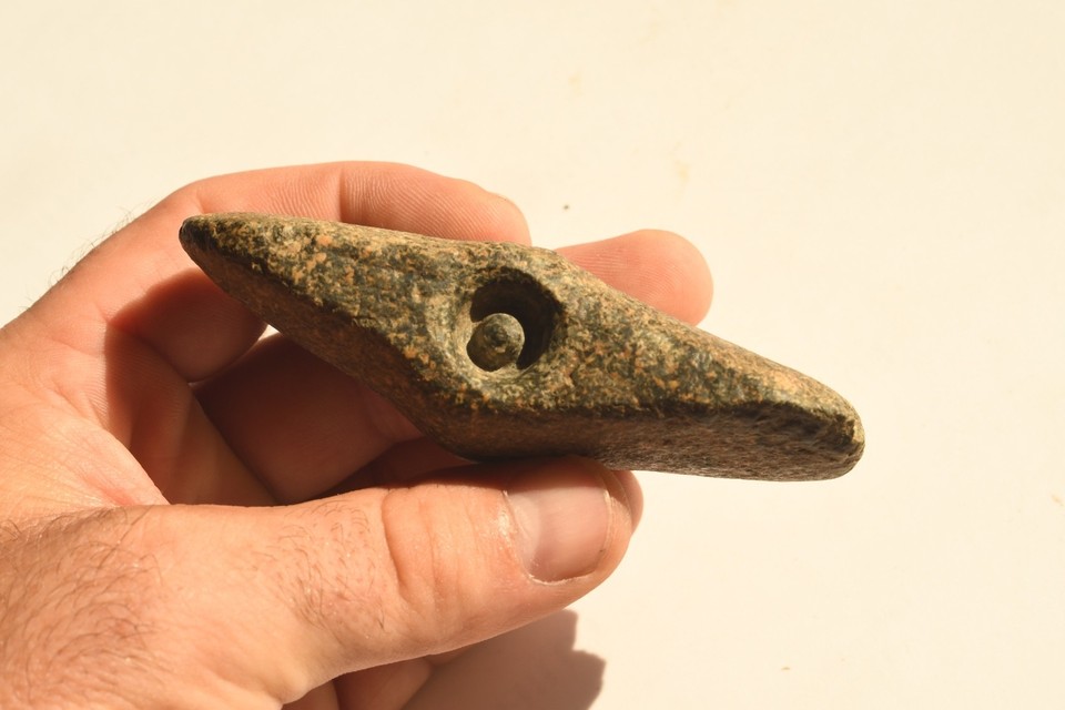 Fine Native American preform winged bannerstone artifact from Union co ...