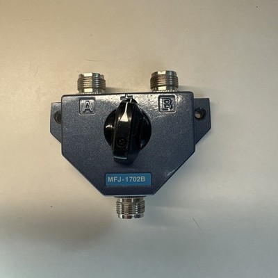 MFJ 2 Position Antenna Coax Switch MFJ-1702B Ham Amateur Radio | eBay