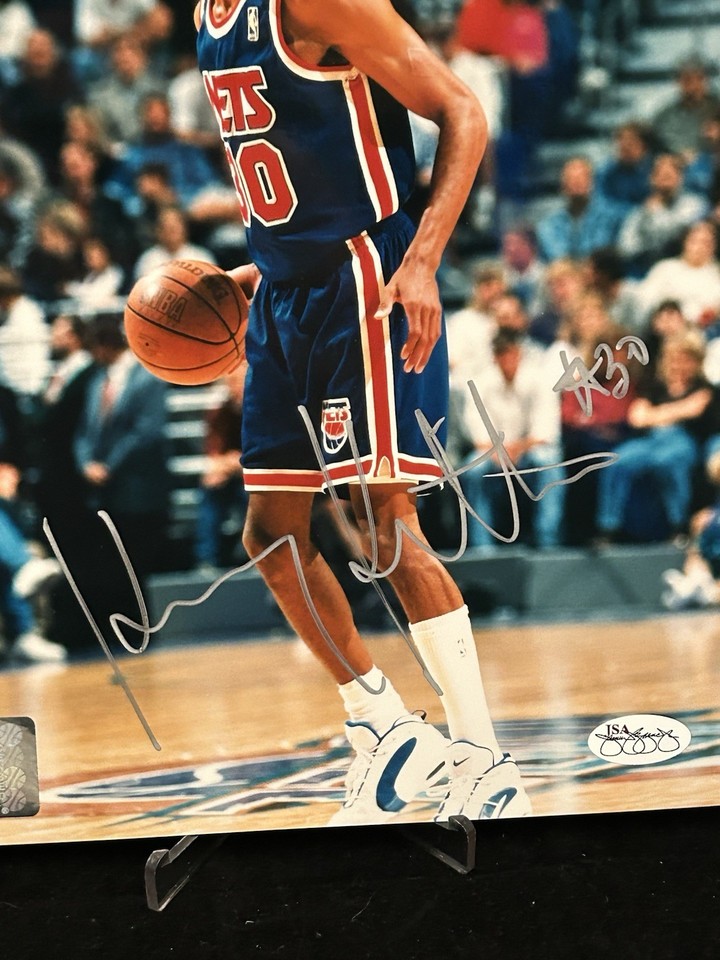 KERRY KITTLES SIGNED AUTOGRAPHED 8x10 PHOTO NEW JERSEY NETS JSA COA NOVA | eBay