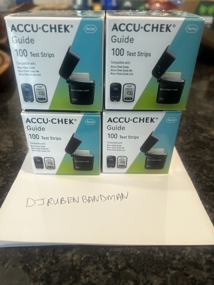 Accu-Check Guide Test Strips, 100 Count, 4 Boxes 2026 Expiration | eBay