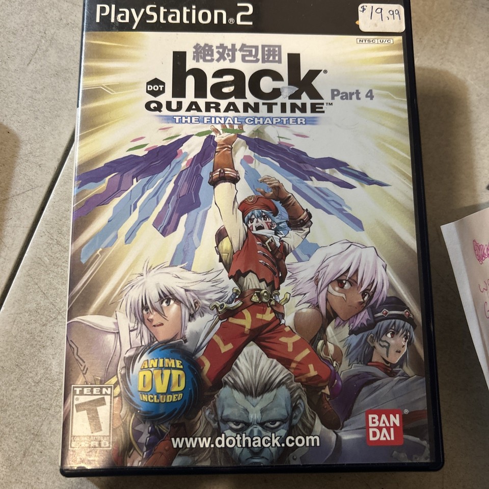 DOT .Hack Quarantine Part 4 The Final Chapter PS2 Game & Box | eBay