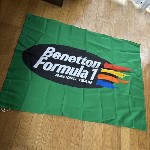 Benetton F1 Racing Team Flag Green Used | eBay