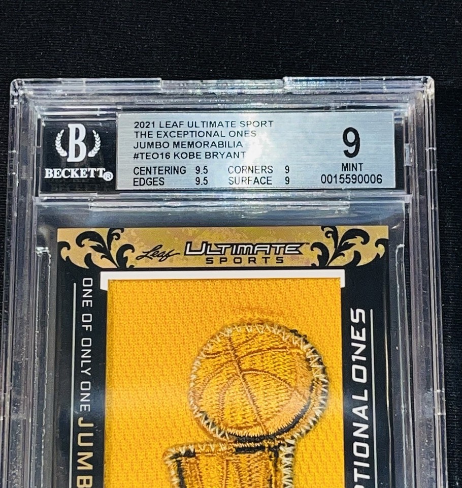 2021 Ultimate Leaf BGS 9 Kobe Bryant 1/1 GAME USED NBA FINALS TROPHY 🏆 ...