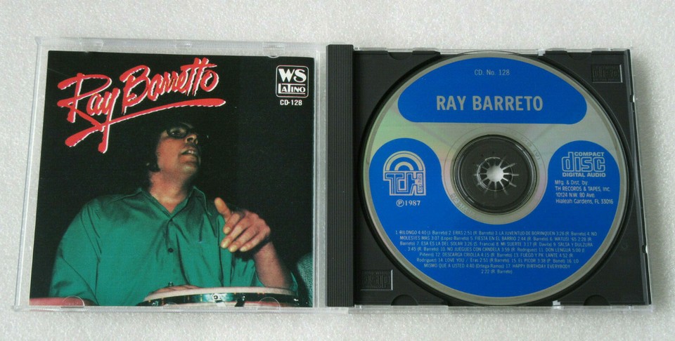 RAY BARRETTO / SELF TITLE CD 1987 TH RODVEN/ WEST SIDE LATIN SALSA RARE ...