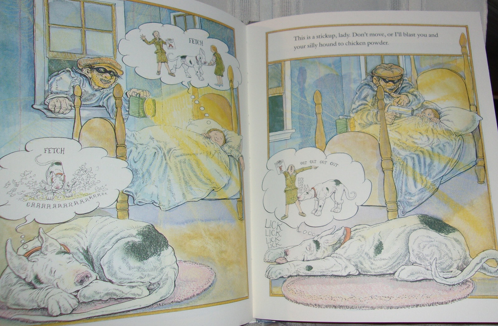 Steven Kellogg PINKERTON BEHAVE First ed SIGNED Original Art Drawing ...