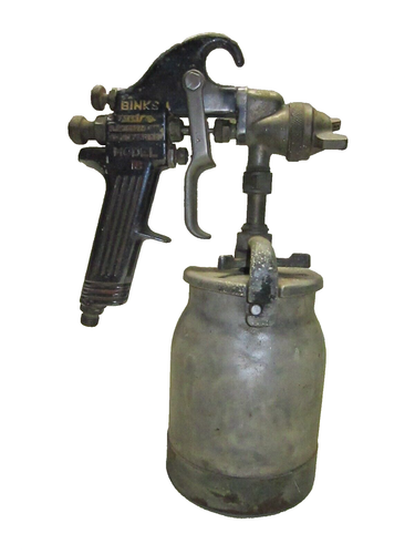 Vintage Binks Model 18 Professional Spray Paint Gun 66 SG Tip Untested ...