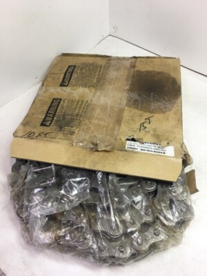 REXNORD CORP LINK BELT ROLLER CHAIN 120 PITCHES 10ft W/1 CON LINK RC 80 ...