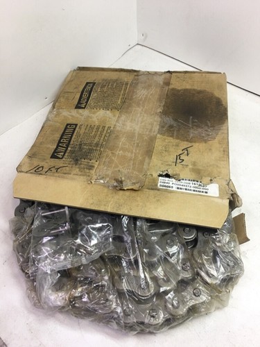 REXNORD CORP LINK BELT ROLLER CHAIN 120 PITCHES 10ft W/1 CON LINK RC 80 ...