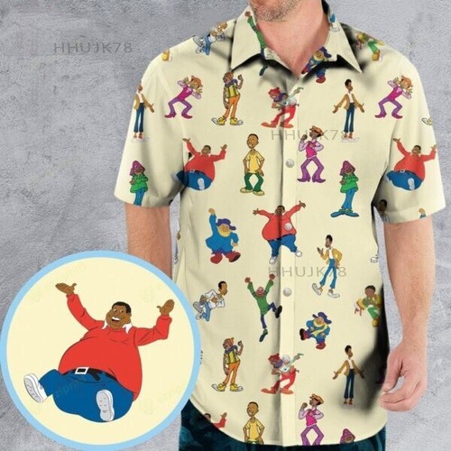 Fat Albert and the Cosby Kids Hawaiian Shirt, Thoughtful Cartoon-Themed ...