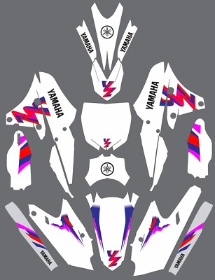 Cycra Powerflow Graphics for Yamaha YZ 450f YZ450f 2014 2015 2016 2017 ...