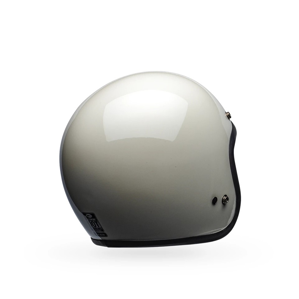 Bell Custom 500 Open Face Motorcycle Helmet - Vintage White | eBay UK
